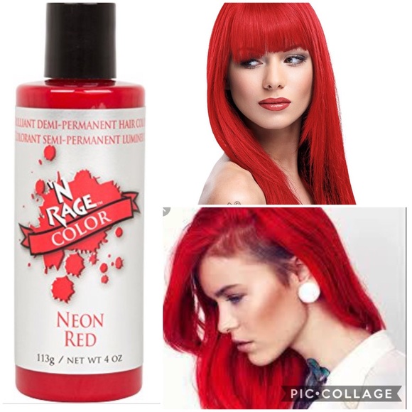 N’ Rage | Accessories | 2 N Rage Demipermanent Hair Dye In Neon Red ...